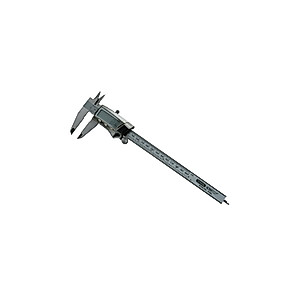 General Tools 1478 Digital Stainless Steel Caliper, 0 to 8" with Fractions," or Milimeters UOM, 8 to 10.9 Inches