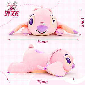 YJOO 16inch Angel Weighted Plush Toy - Weighted Plush Stuffed Animal Throw Soft Plush Sleeping Pillow Stuffed Animal Toys for Kids Gifts