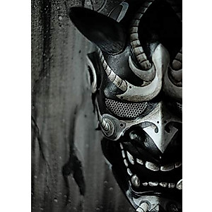 Hannya Kabuki Demon Oni Airsoft Mask BB Gun Halloween Costume Evil Cosplay MA242…
