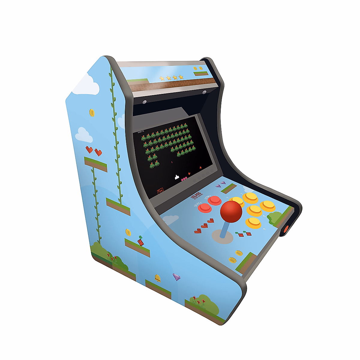 Vilros Tabletop Retro Arcade Cabinet with 10" HD Display - Compatible with Raspberry Pi