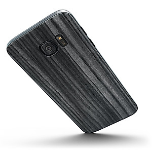 Design Skinz Design Skinz Dark Ebony Woodgrain Full-Body Wrap Decal Skin-Kit for The Galaxy S8