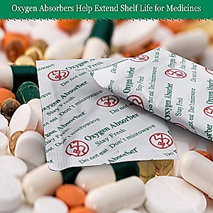 MaiFlaFre 3000cc(30Packets) Oxygen Absorbers for Food Storage, Food Grade Oxygen Absorbers Packets for Food