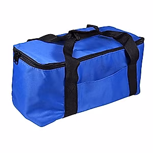 CANIGHT Insulated Bag Food Coffee Container Foldable Picnic Basket Foldable Basket Insulation Thermal Bag Lunch Insulated Basket Insulated Shopping Bags Pizza Bag Cake Containers Blue