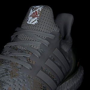 adidas Women's Ultraboost 1.0 Running Shoe, Grey/Grey/Semi Coral Fusion, 7.5