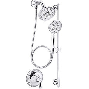 Kohler K-22180-G-CP Forte Shower Package, Polished Chrome