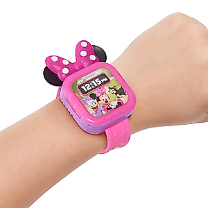 Disney Junior Minnie Mouse Play Smart Watch with Lights and Sounds, 3-pieces, Pretend Play, Kids Toys for Ages 3 Up by Just Play