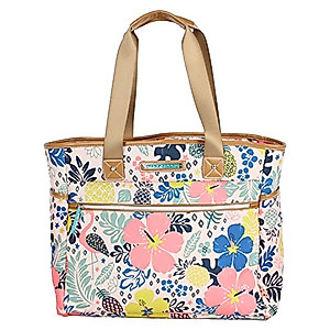 Lily Bloom Satchel Women Handbag Tote Bag, Shoulder Bag(One Size, Trop Pineapple)