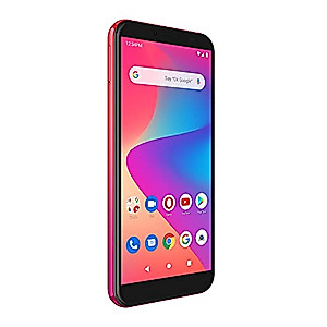 BLU G50 | 2021 | All Day Battery | Unlocked | 5.5” HD+ Display | 32 GB | 13MP Camera | US Version | US Warranty | Red