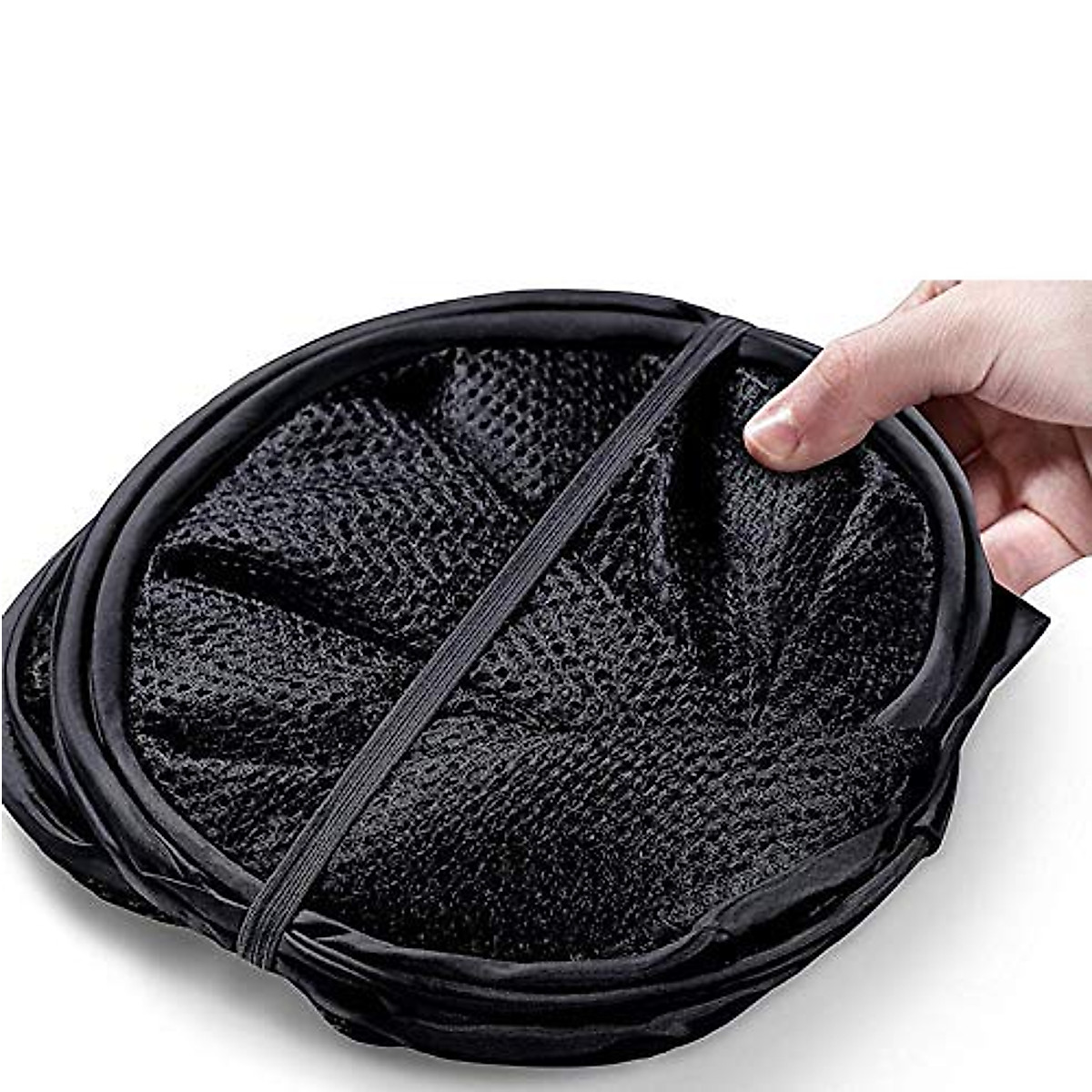 Popup Laundry Hamper (1 & 2 Pack) Foldable Pop-up Mesh Hamper Dirty Clothes Basket with Carry Handles by Simplized