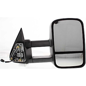 Kool Vue Driver & Passenger Side Power Heated Towing Mirrors for Chevrolet Silverado 1500 1999-2007 Textured Extended Cab & Standard Cab