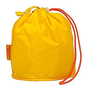 GoKnit Dandelion Yellow Pouch Knitting Project Bag with Loop & Drawstring (Small)