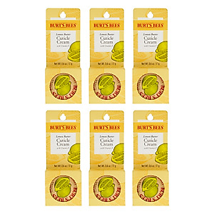 Burts Bees Lemon Butter Cuticle Cream Cuticle Cream Unisex 0.6 oz Pack of 6