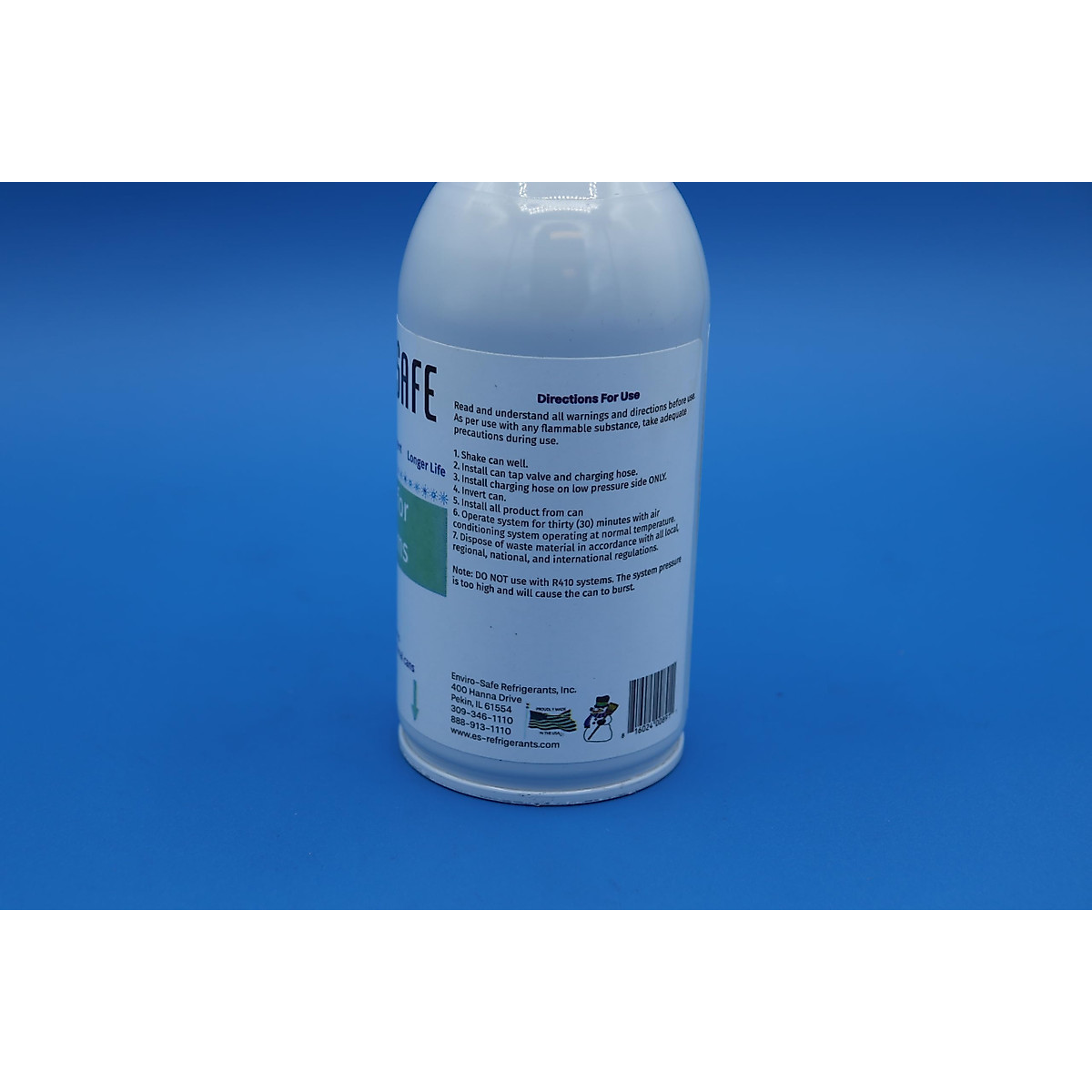 ENVIRO-SAFE Envirosafe 3 cans of Arctic Air for R22 and Brass gauge