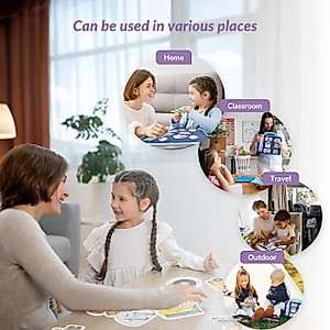 CHEFAN Felt Flannel Boards Stories Precut Figures for Toddlers Preschool, Craft Toy Gifts for Kids, Storytelling Interactive Teaching Activity Kits,Wheels On Bus,Baby Shark,Itsy Bitsy Spider,Bingo