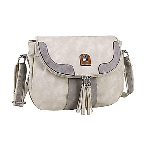 L&H Women's Crossbody Handbags Crossbody Bags for Women Purse Shoulder Bag Faux Leather Messenger Bag