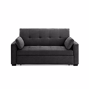 Night & Day Furniture Nantucket Queen Charcoal Sofa Sleeper