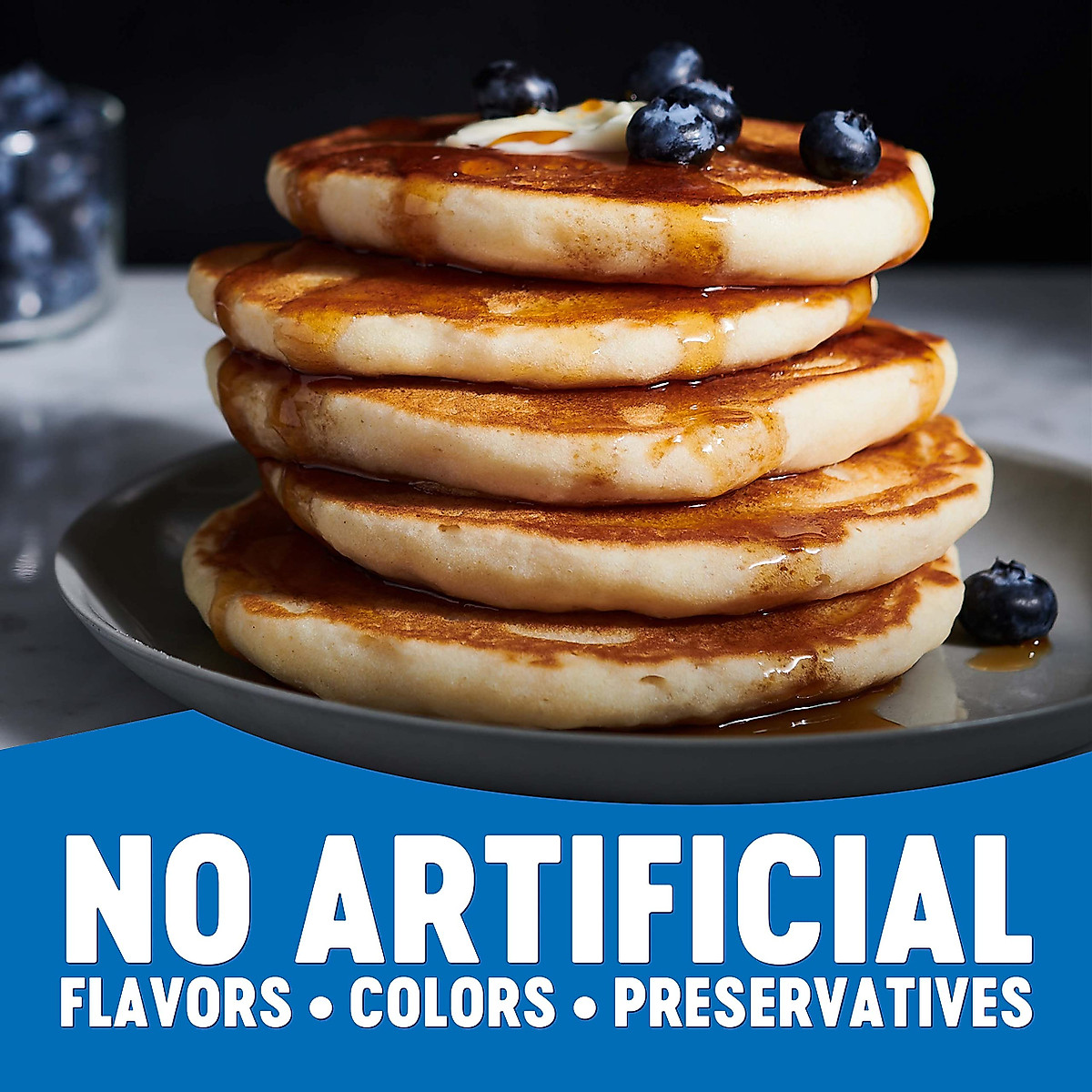 Krusteaz Waffle & Pancake Mix Variety Pack, 1 Belgian Waffle Mix (28 oz), 1 Buttermilk Pancake Mix (32 oz), 1 Heart Healthy Buttermilk Pancake Mix (25.2 oz), (3 CT)