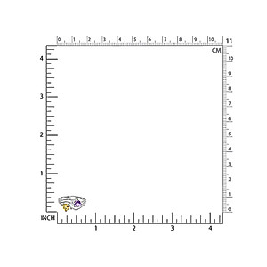 Silvershake Genuine Amethyst Citrine and White Topaz 925 Sterling Silver 3 Lines Ring Size 7.5