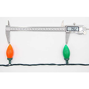 FY LTD C9 Christmas Lights 50 LED Indoor and Outdoor Decoration 34.4 feet Christmas Tree Courtyard Garden Decoration