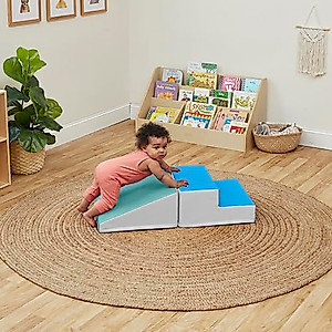 ECR4Kids SoftZone Junior Little Me Climb and Slide, Beginner Climber, Contemporary, 2-Piece