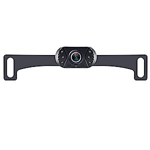 LeeKooLuu LK12-1 Wired Backup Camera for 4.3 Baby Car Mirror 1080 Wired System, Super Night Vision with 6 LED Lights