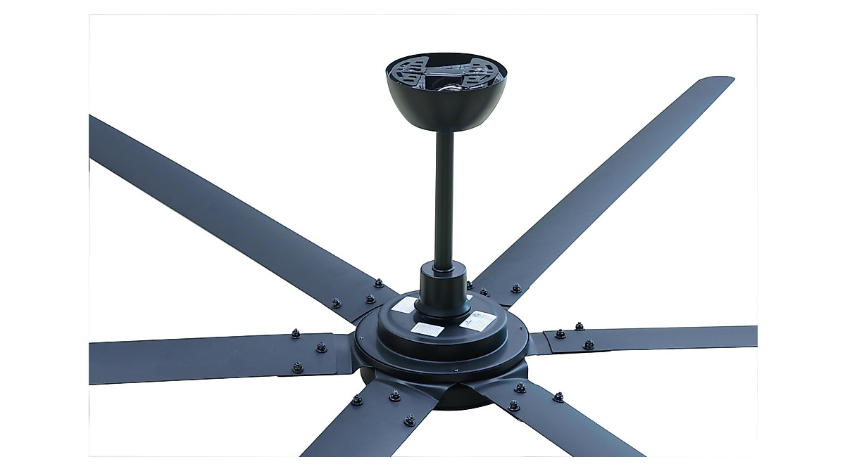 iLiving 120 Inch HVLS Ceiling Fan with 6 Blades & Remote Control
