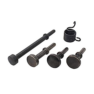 ApplianPar Pack of 5 Heavy duty Smoothing Pneumatic Air Hammer Pneumatic Chisel Bits Extended Length Tools Kit with Spring