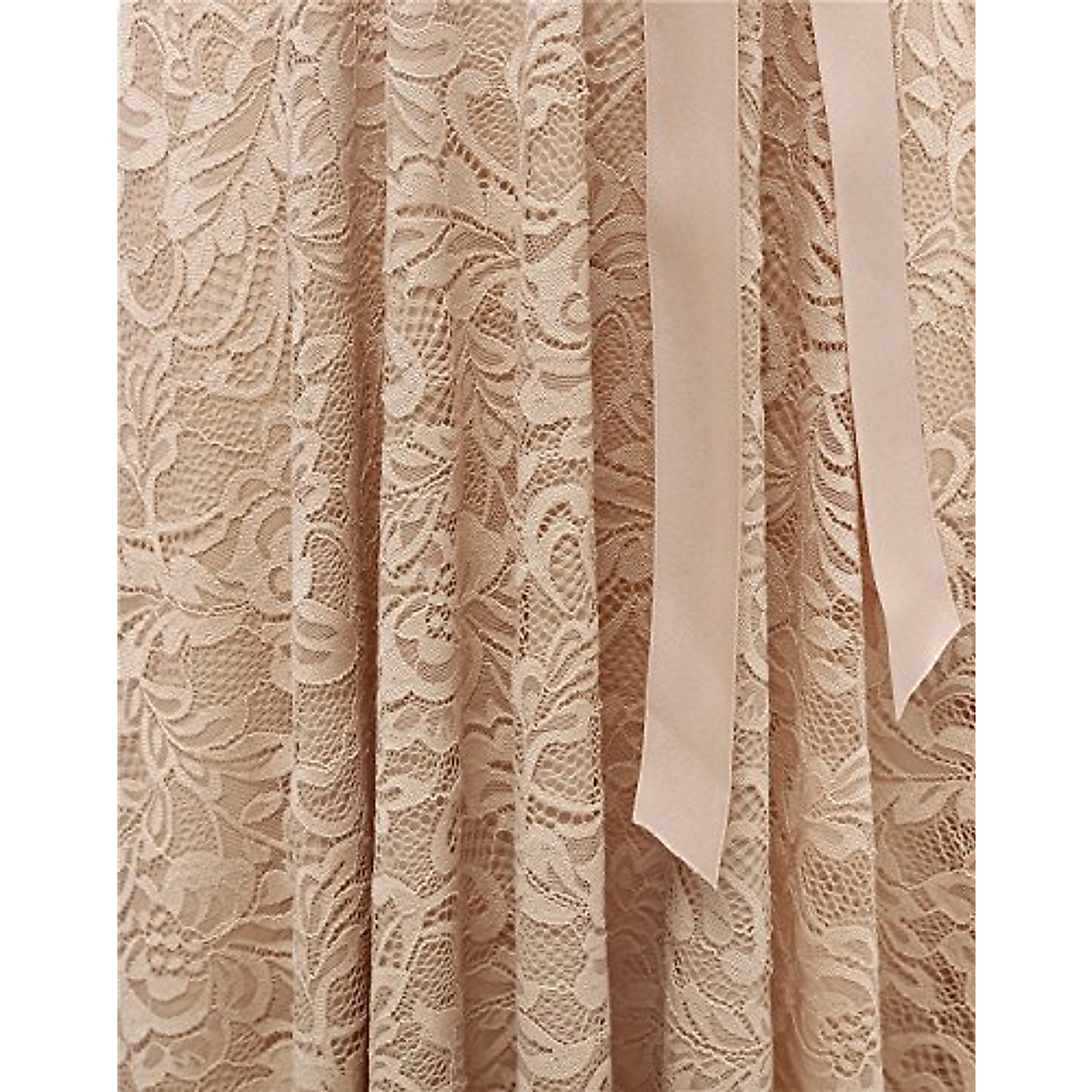 BeryLove Prom Dress for Women Junior Formal Graduation Wedding Guest Dresses with Cap Sleeve for Dresses 06 Champagne M