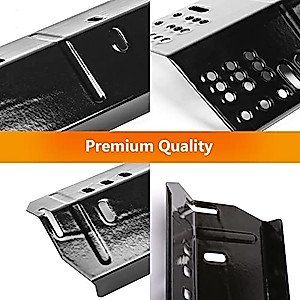 Hisencn Grill Heat Plate Replacement for Dyna-Glo DGH450CRP, Flavorizer Bars for Dyna-Glo 4 Burner Grill, Porcelain Steel Heat Tents, 4 Pack