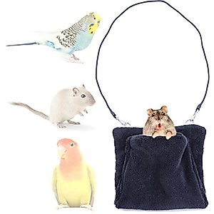 Small Pet Kangaroo Pouch - Made in The USA (Small, Black)