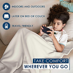 Martex Blanket, Off-White, Queen