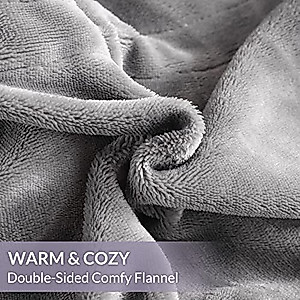 HOMLYNS Electric Blanket Queen Size Dual Control, Heated Blanket with 1-12H Timer Auto-Off & 10 Heating Levels, Fast Heating Blanket Machine Washable, Home Office Use ETL Certified, Grey (84x90)