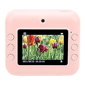 Children Digital Camera, 2.4 Inch IPS Screen Children's Mini Camera, Support 3 Continuous Shooting, Gifts for Children (Color : Default)