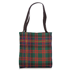 Clan Cochrane Modern Tartan Plaid Scottish Tartan Tote Bag
