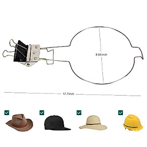 CHLIVE Hat Rack[New Version] for Pickup Truck SUV Car, Sturdy Cowboy Hat Holder to The Car Visor