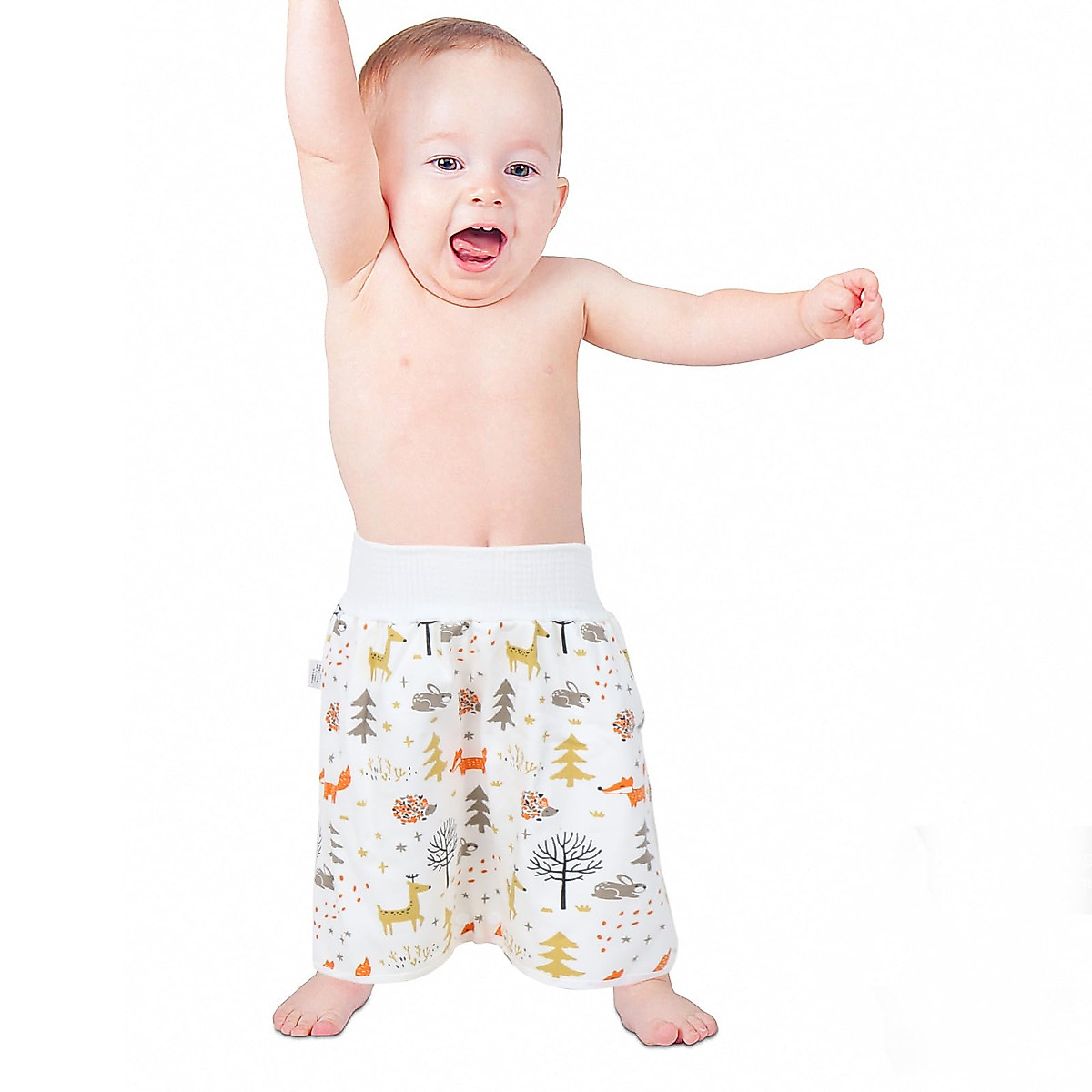 Diaper Skirt Diaper Skirt for Bed Wetting Training Pants Cloth Diaper Skirts Cotton Diaper Shorts for Baby Boy Girl Night Time Potty Training 3pcs Potty Training Pants