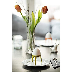 Brainstream Rocket Tripod Egg Cup Gift Set, 2-Piece, Silver