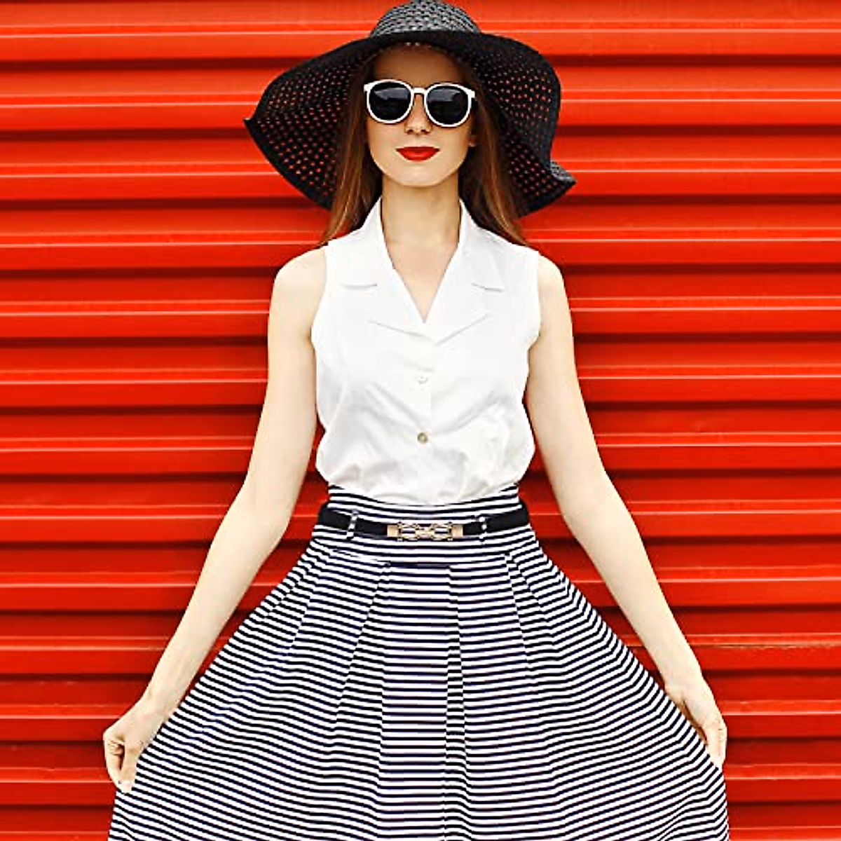 Giantree Women Skinny Belt for Dresses, Corset Belt Thin Waist Belt Fashion Versatile Ladies Elastic Slim Small Waist Belt