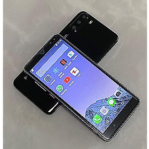 aderroo Unlocked Cell Phone，Y77 Android Smartphone, 5.72-inch IPS Full-Screen，Front and Rear Cameras，1GB RAM 8GB ROM，Only Supports Dual SIM Card Frequency Band of 3GWCDMA ：850/2100MHZ（Black）