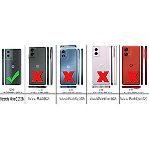 Osophter for Moto G 5G 2023 Case: Clear Girls Women Boys with Screen Protector Reinforced Corners TPU Shock-Absorption Flexible Motorola gG 5G 2023 Phone Cover(Clear)