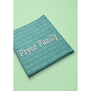 Custom Name Throw Blanket, Personalized King Size Blanket, Mother’s Day Quilt, Graduation Throws Personalized, Personalized Family Name Blanket, Grandma Name Blanket, Great Gift for Birthday, Gigi