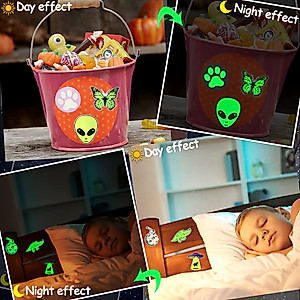 QTL Glow in The Dark Wall Stickers for Kids Cute Wall Stickers for Adults Girls Boys Glowing Stickers for Laptop Water Bottles Decor Waterproof Vinyl Stickers Packs 20Pcs