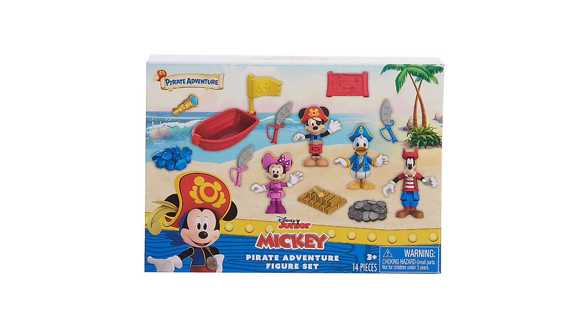 Mickey Mouse Pirate Adventure Set - Fun for Ages 3+