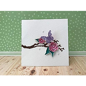 Sizzix, Multi Color, Thinlits Die Set 661806, Tattered Florals by Tim Holtz, 21 Pack, One Size (SIZ661806)