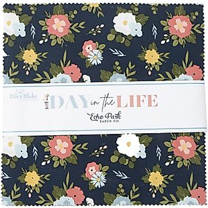 Echo Park Paper Co. Day in The Life 10" Stacker 42 10-inch Squares Riley Blake 10-13660-42