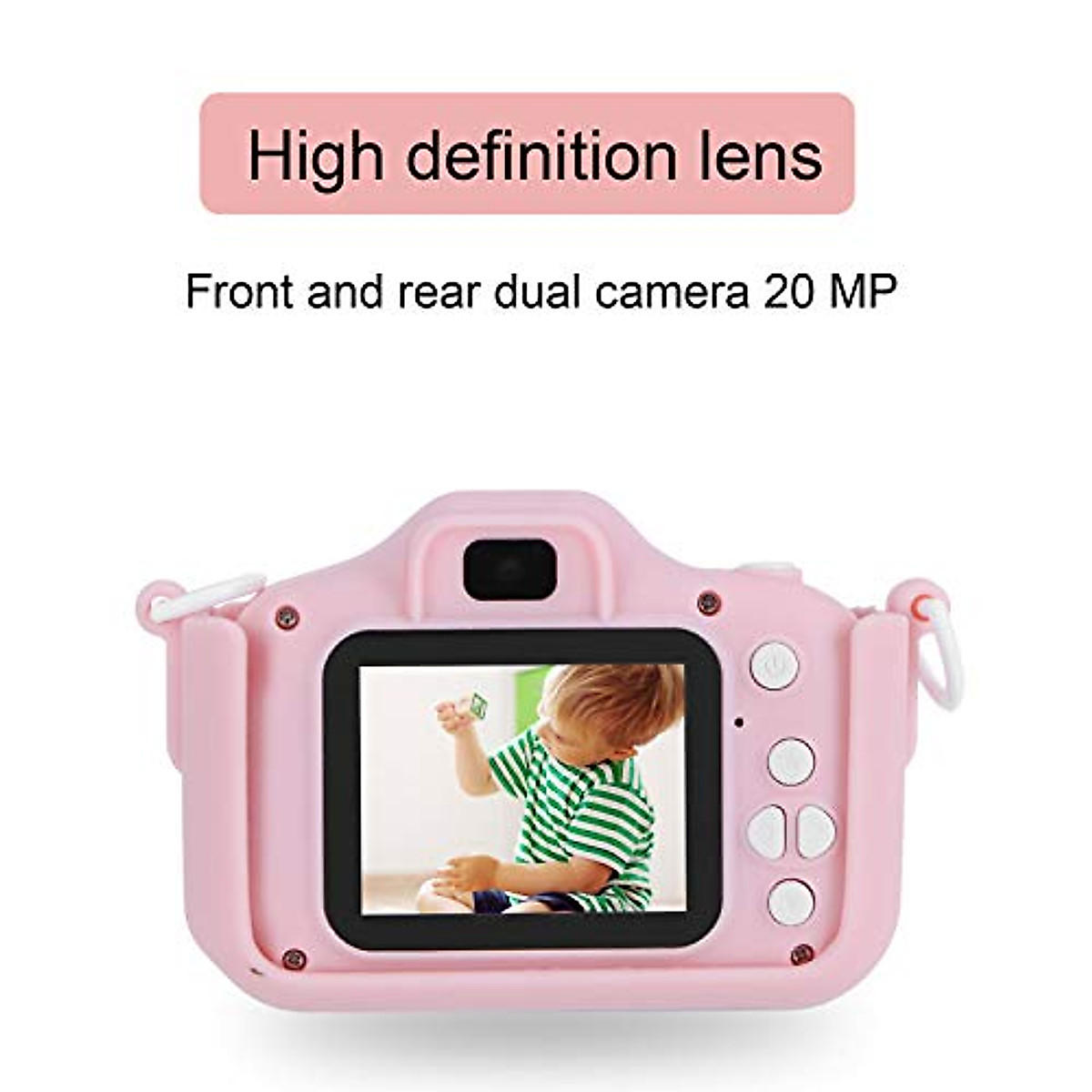 WNSC Kids Digital Camera, Dual Camera Digital Camera Digital Camera Intelligent Children Camera for Students for Kids for Teens