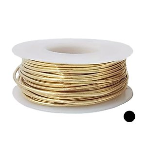 18 Gauge, Jeweler's Brass Wire, Red Brass, Round Dead Soft CDA #230 Alloy Jewelry Grade - 4oz (54FT) by CRAFT WIRE