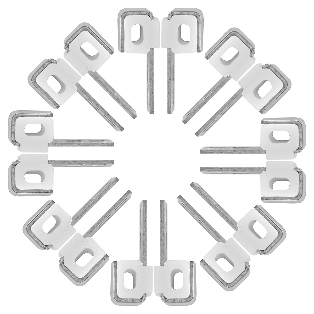 yaaqoo 16pcs Couch Sofa Bed Spring Buckle Repair Kit Spring Clips Repair Replacement Parts