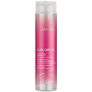 Joico Colorful Anti-Fade Shampoo | For Color-Treated Hair | Preserve Hair Color & Vibrancy | Boost Shine & Reduce Breakage | Sulfate Free | With Camellia Oil & Pomegranate Extract | 10.1 Fl Oz