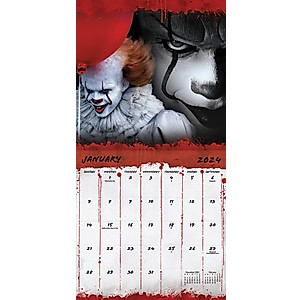 2024 Horror Collection Mini Wall Calendar